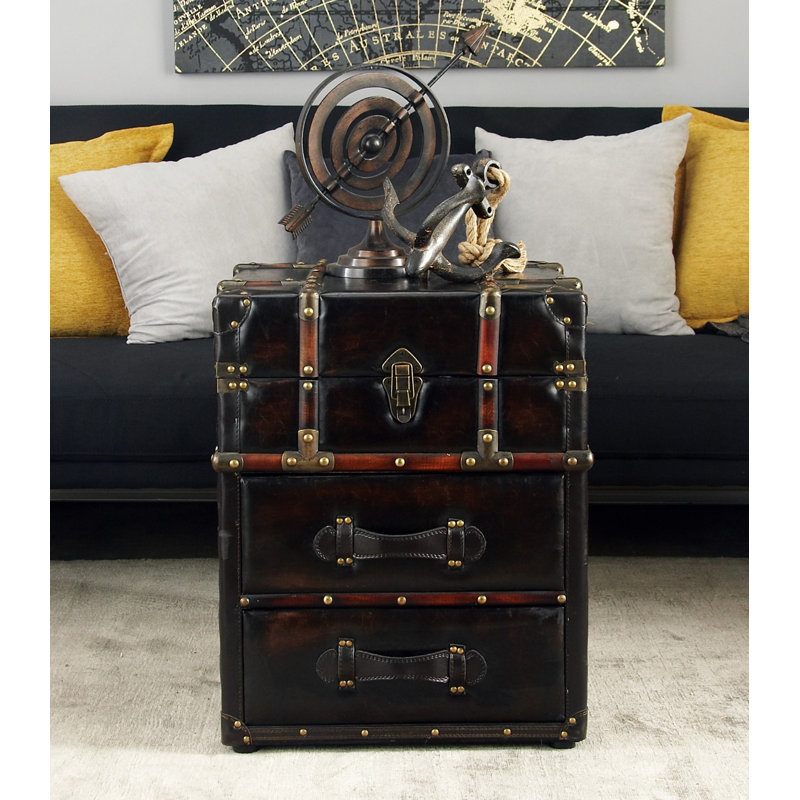 Charlton Home® Monge Solid 2 - Drawer End Table & Reviews - Wayfair Canada